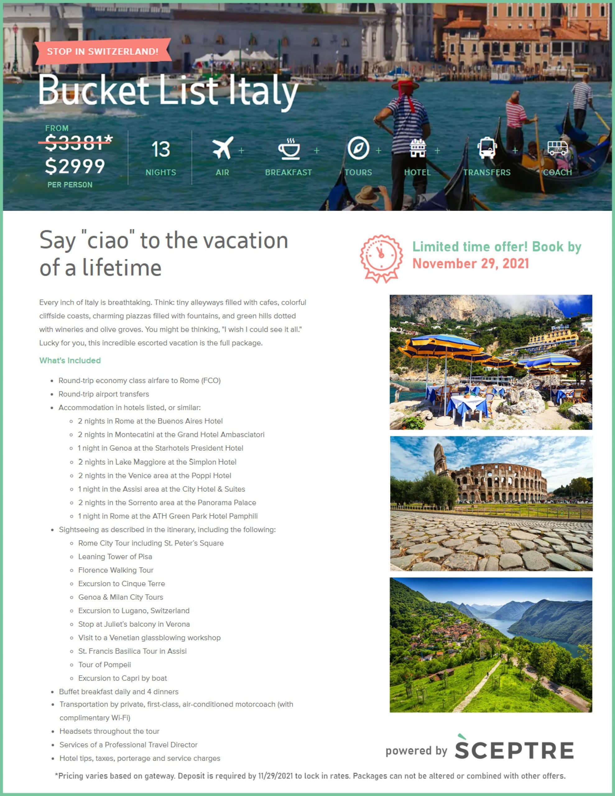 Must-See Destinations for Your Italy Bucket List Itinerary