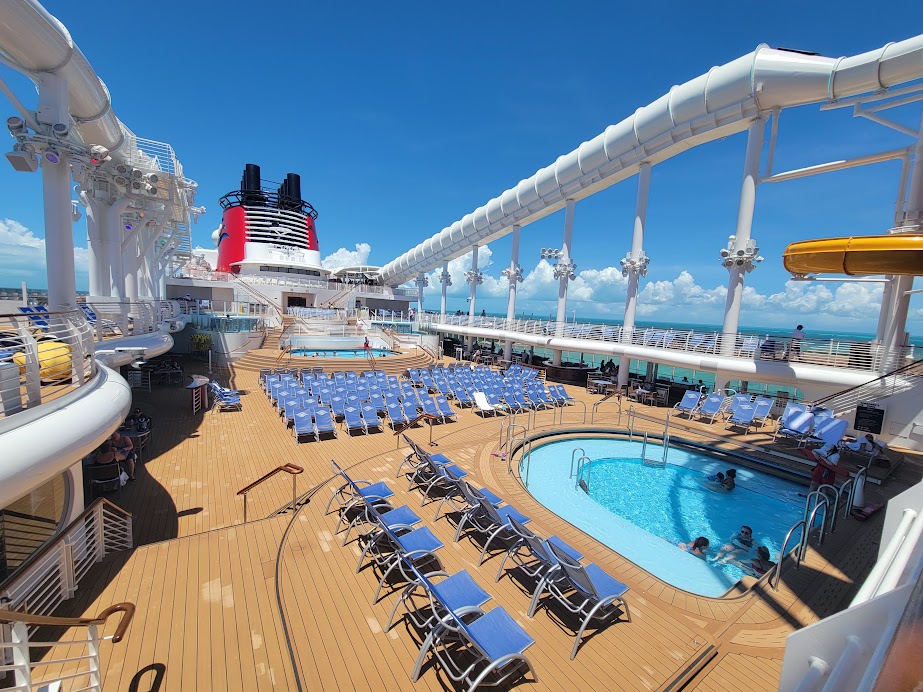 Pools on the New Disney Wish Cruise Ship
