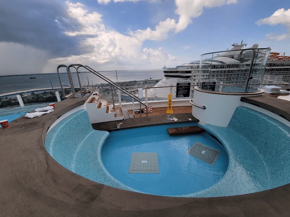 Pools on the New Disney Wish Cruise Ship